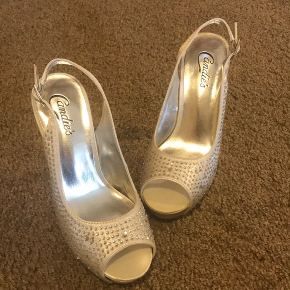Candie's | Shoes | Size 65 Candiess Sparkling Heels | Poshmark